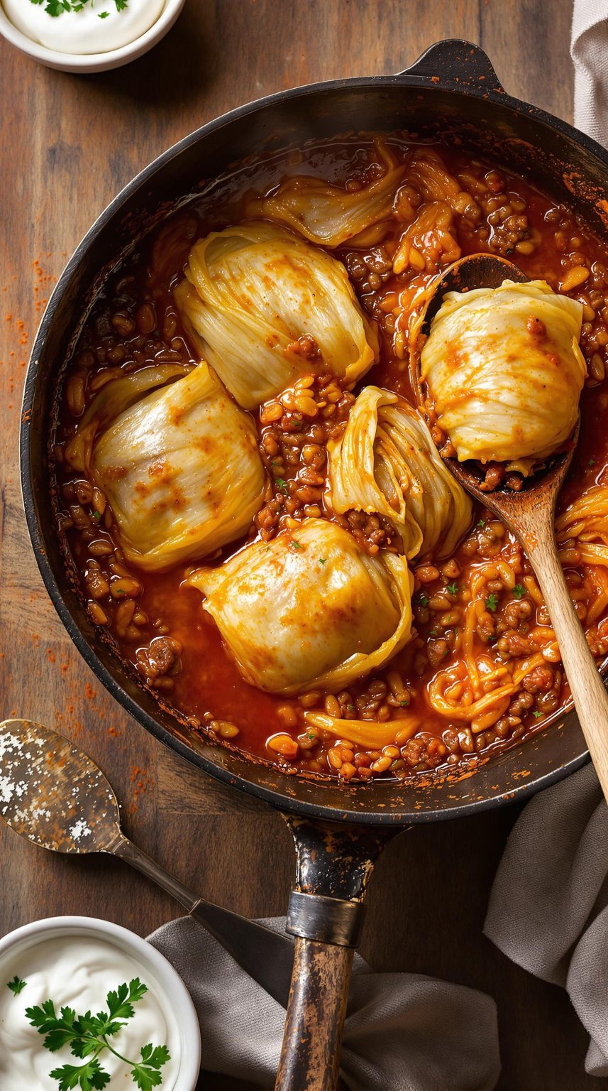 Traditional Stuffed Cabbage Rolls Recipe - All Good Recipes